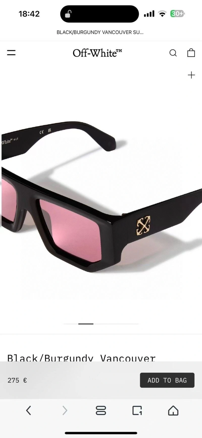 Official Off White Sunglasses