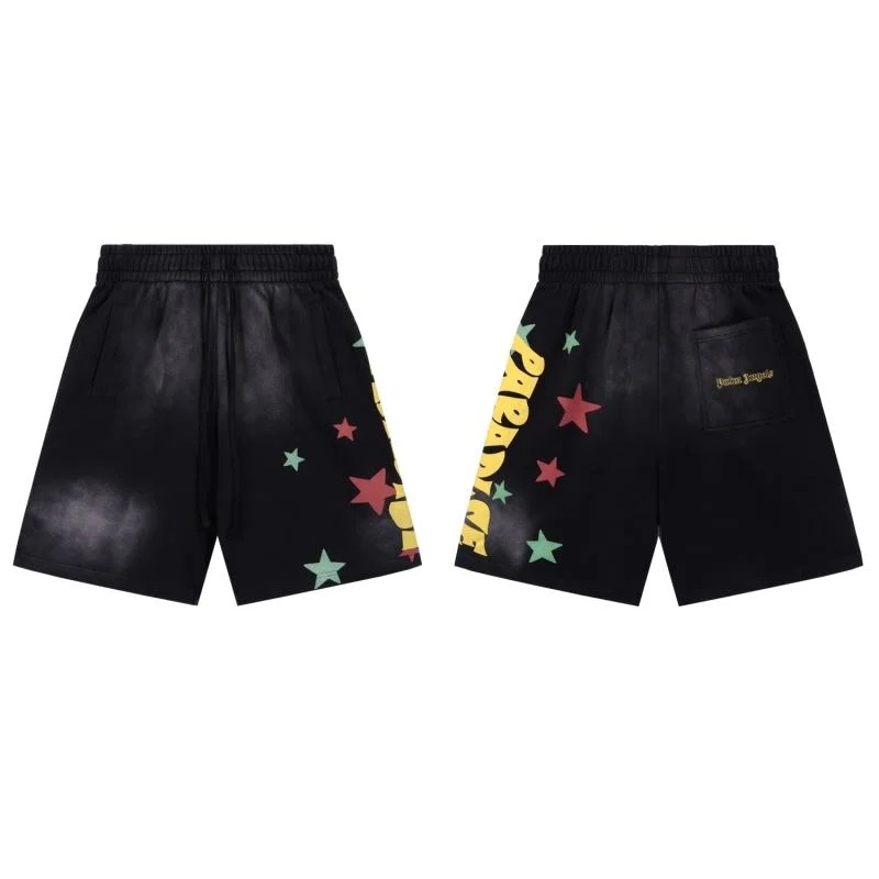 Brand-authenticated Palm Angels Short Pants