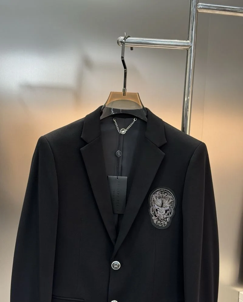 Brand-authenticated Philipp Plein Outwear
