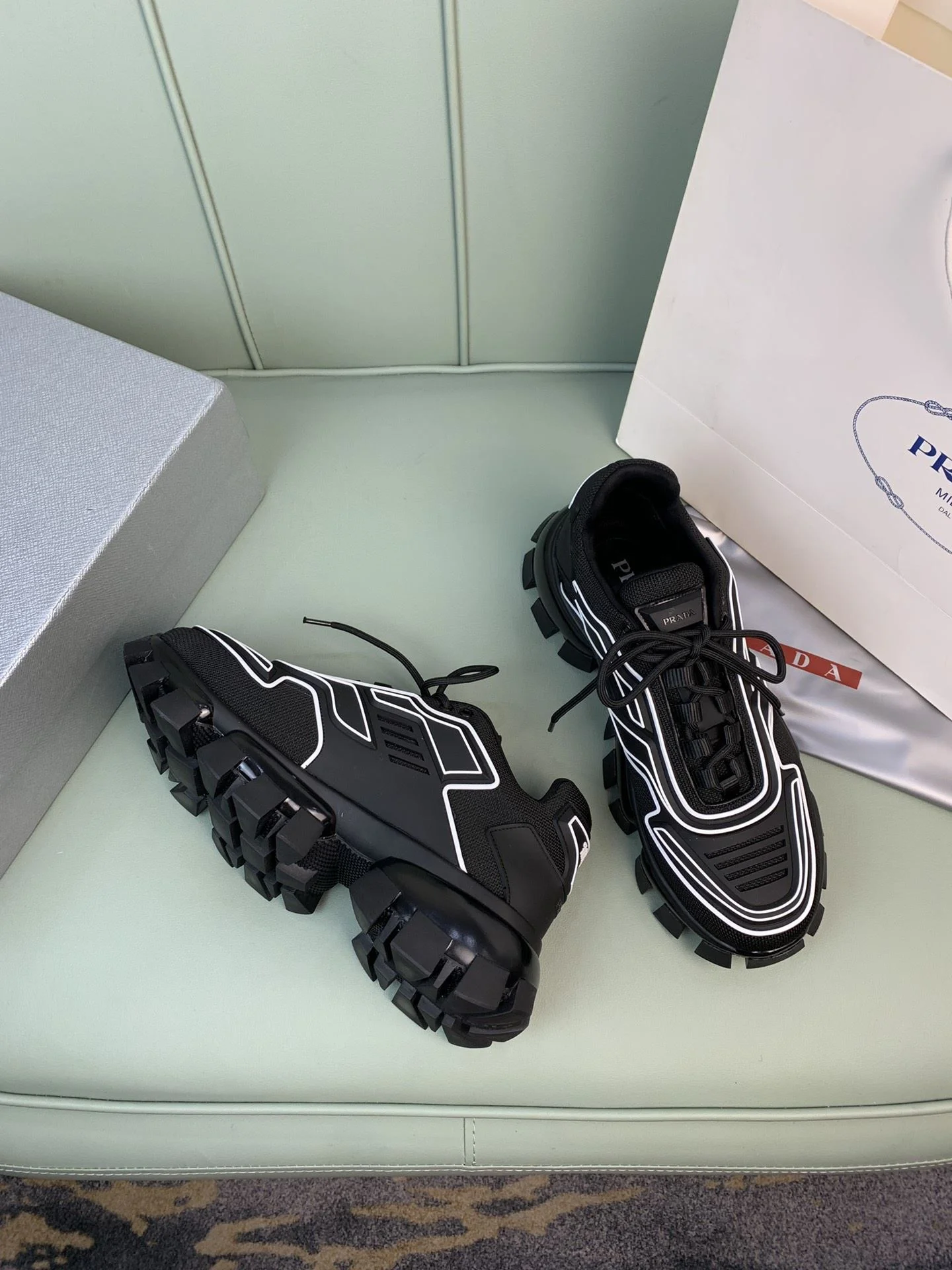 Exact replica Prada Boots