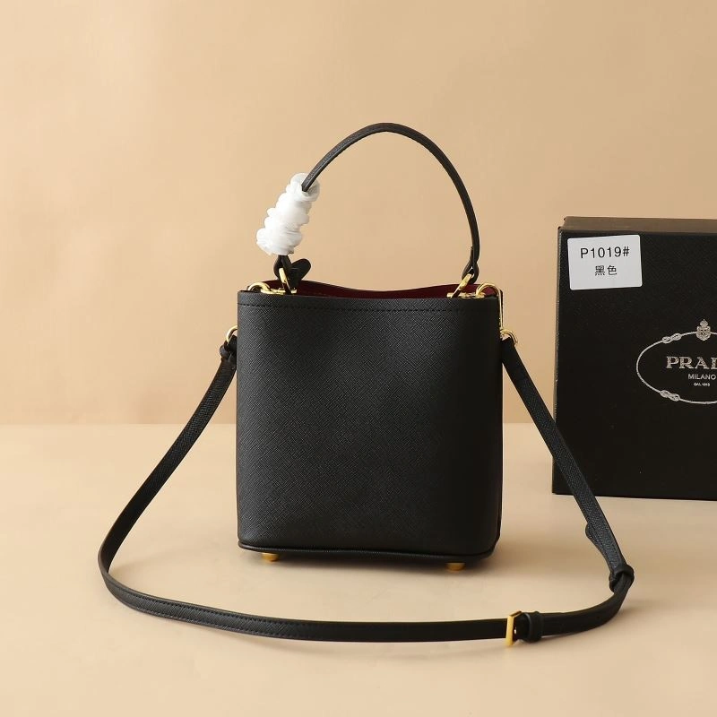 Indistinguishable Prada Bucket Bags