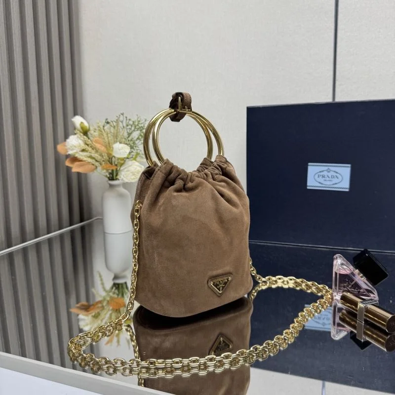 Indistinguishable Prada Bucket Bags