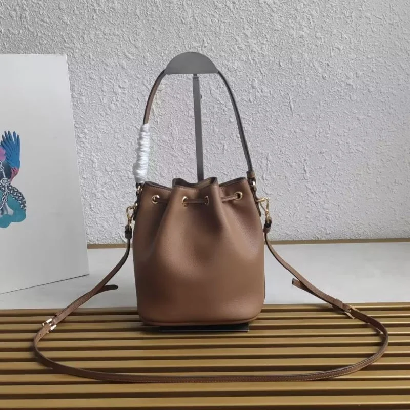 Brand-authenticated Prada Bucket Bags