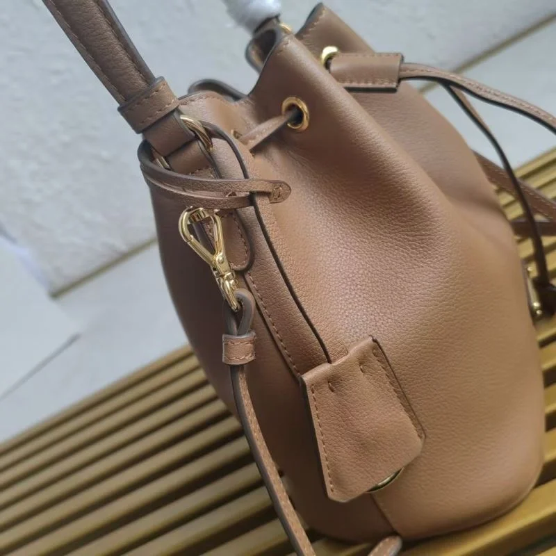Brand-authenticated Prada Bucket Bags