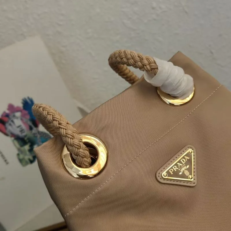Brand-authenticated Prada Bucket Bags