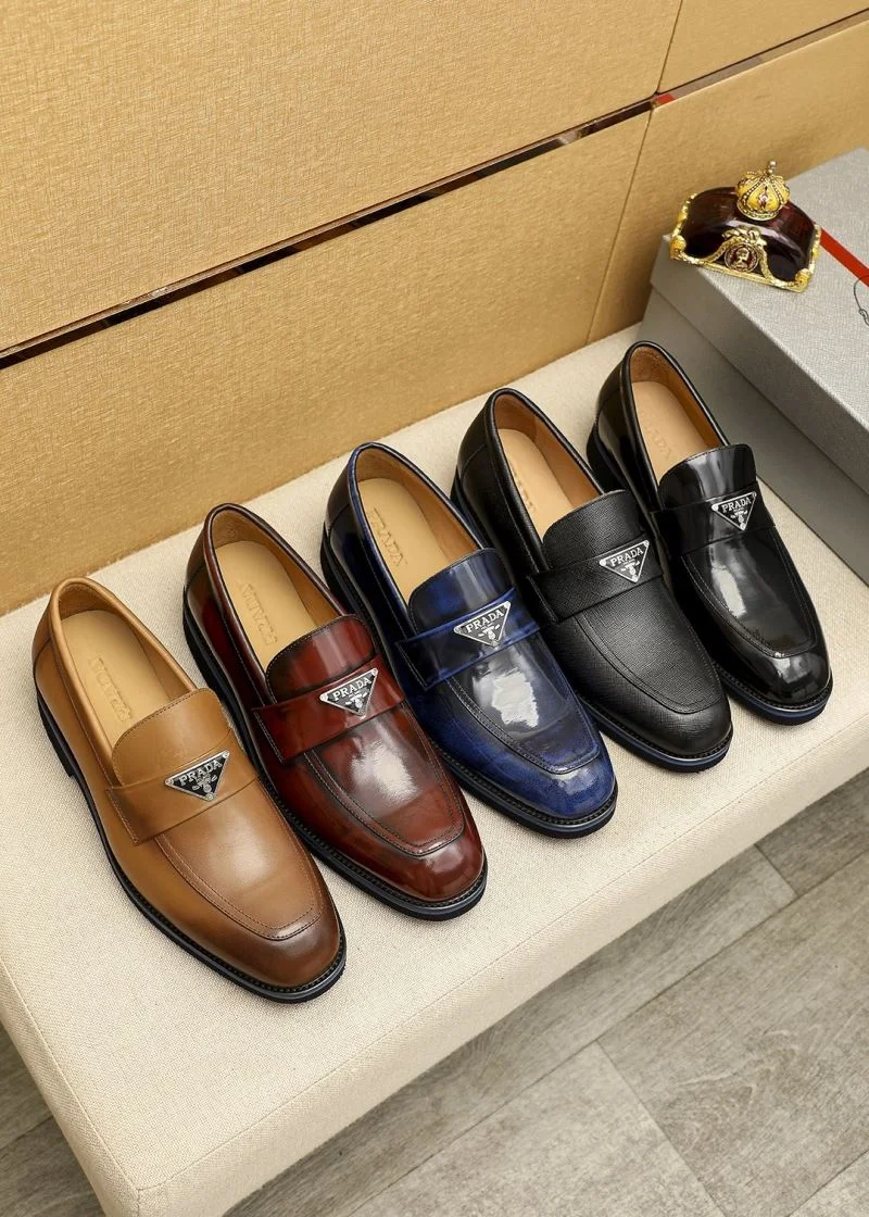 Brand-authenticated Prada Business Shoes