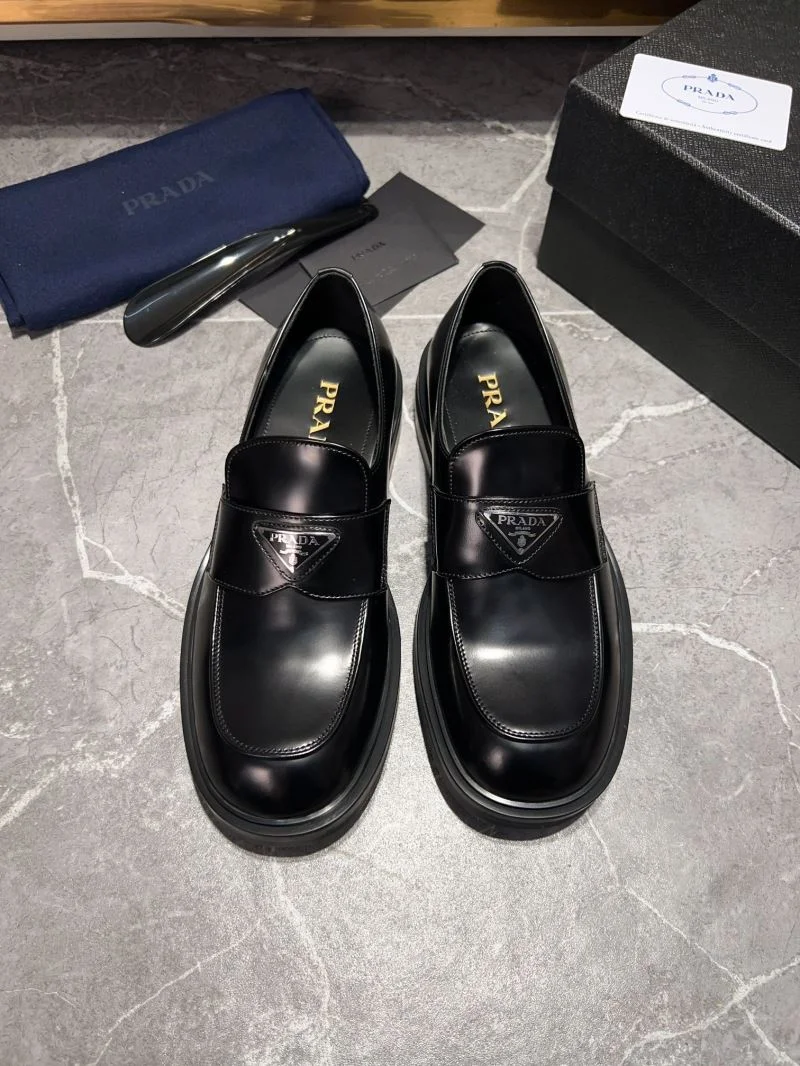 1:1 copy Prada Business Shoes