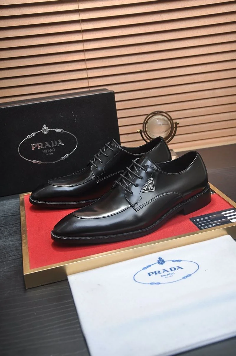 1:1 copy Prada Business Shoes