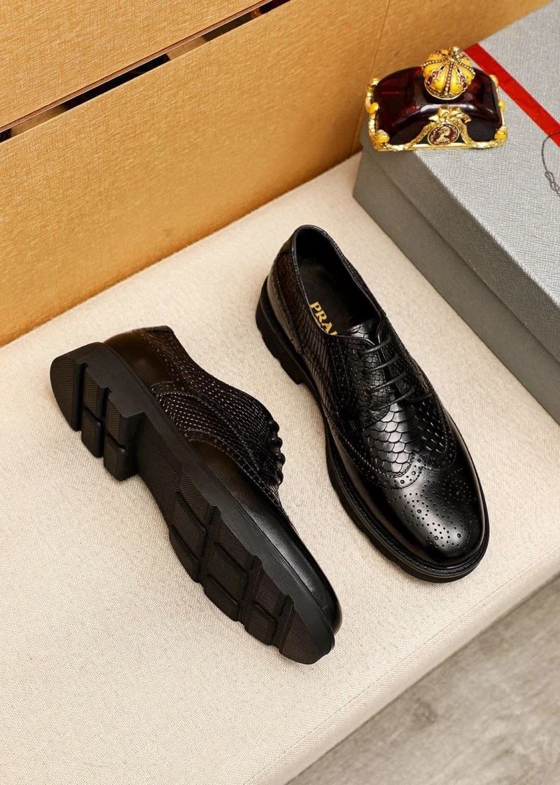 Brand-authenticated Prada Business Shoes