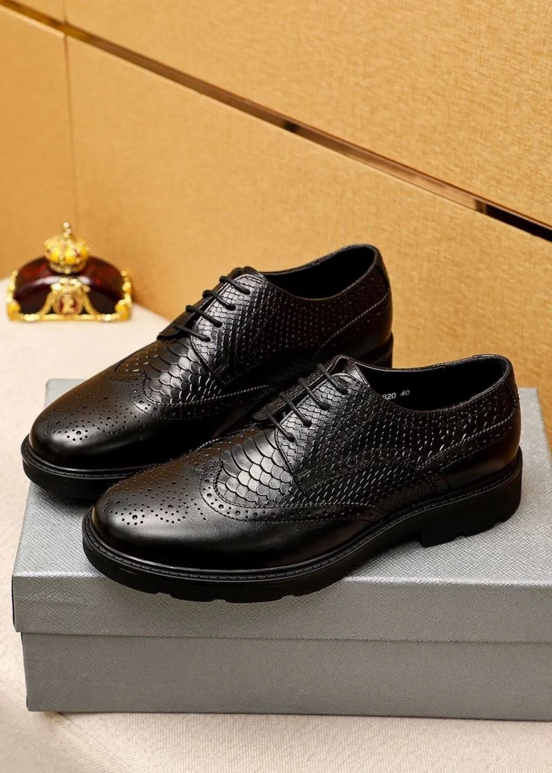 Brand-authenticated Prada Business Shoes