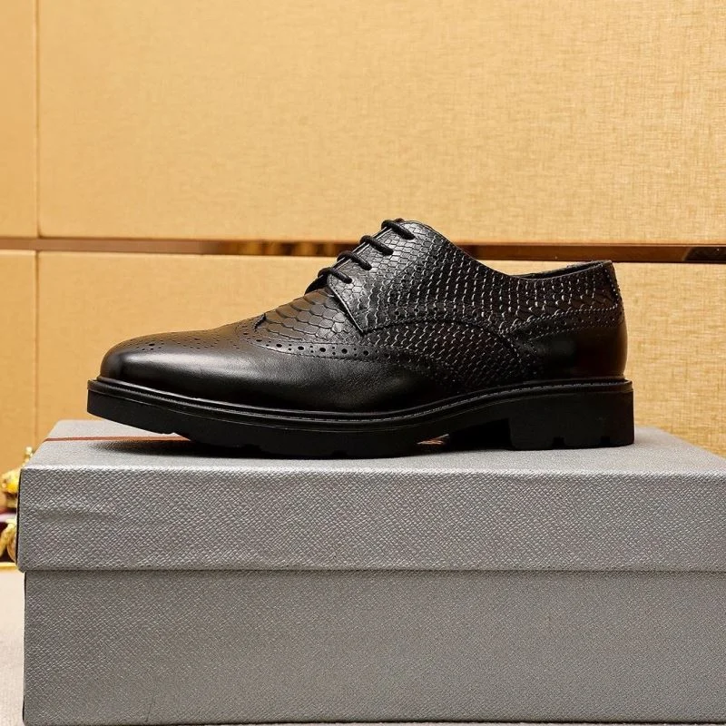 Brand-authenticated Prada Business Shoes