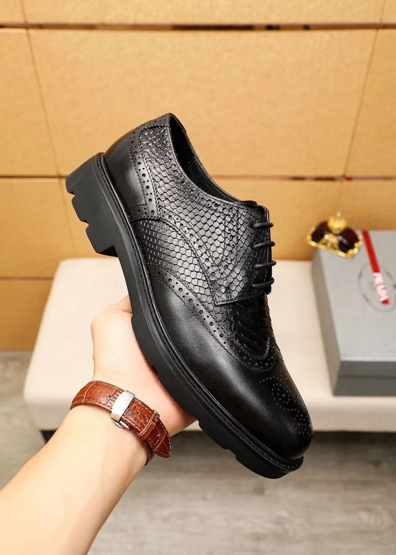 Brand-authenticated Prada Business Shoes