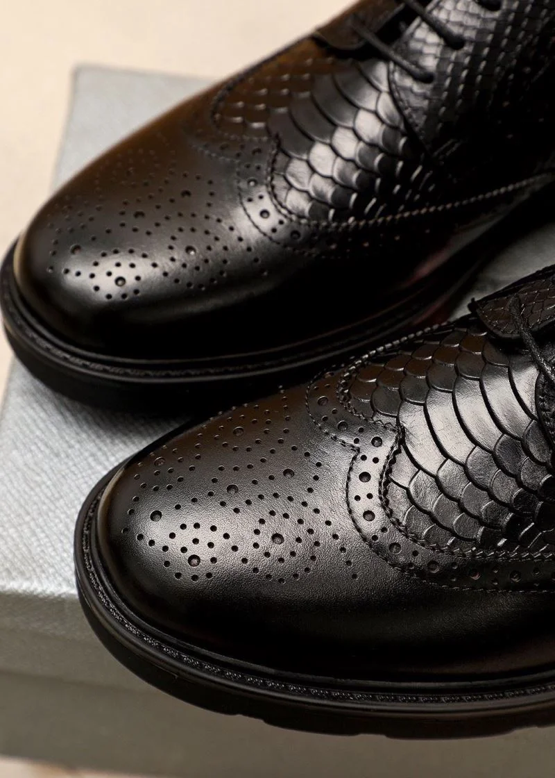 Brand-authenticated Prada Business Shoes