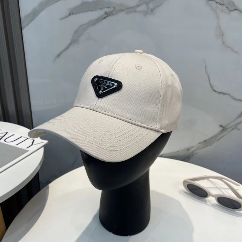 Brand-authenticated Prada Caps