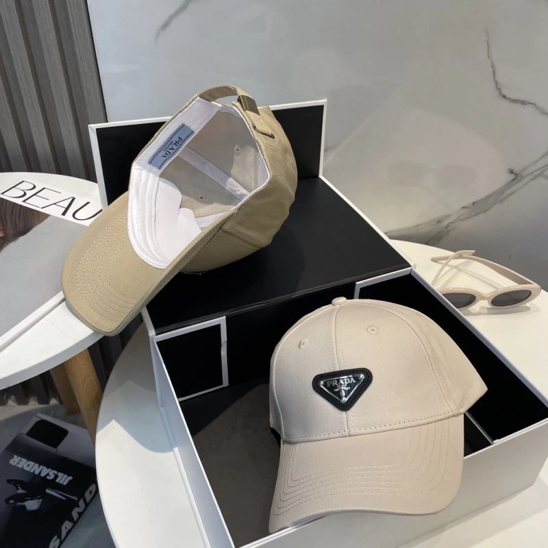 Brand-authenticated Prada Caps