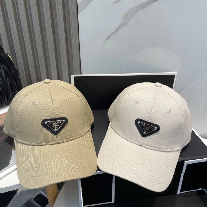Brand-authenticated Prada Caps