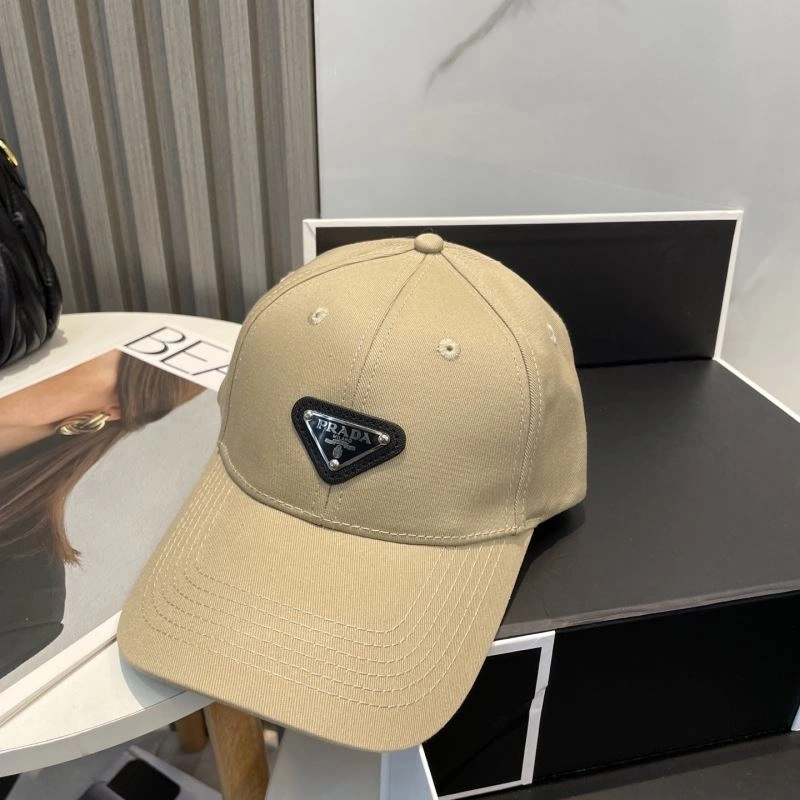 Brand-authenticated Prada Caps