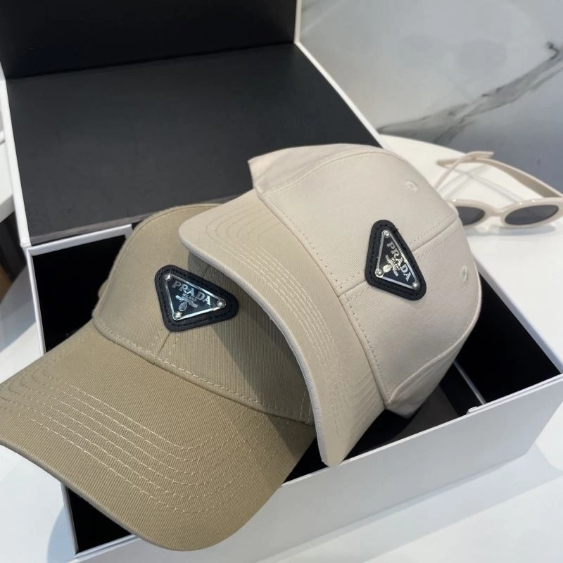 Brand-authenticated Prada Caps