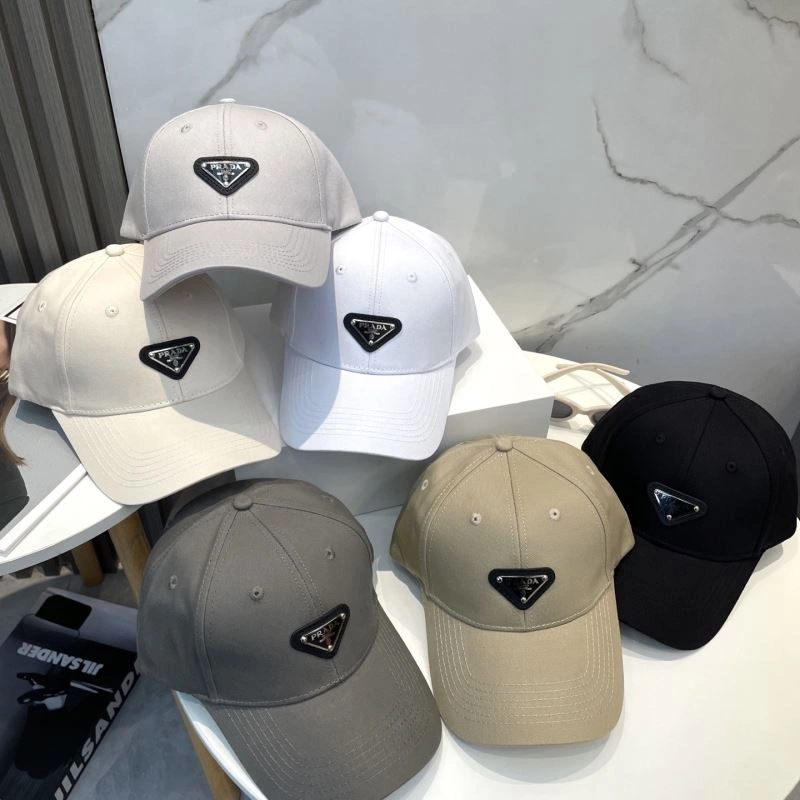 Brand-authenticated Prada Caps