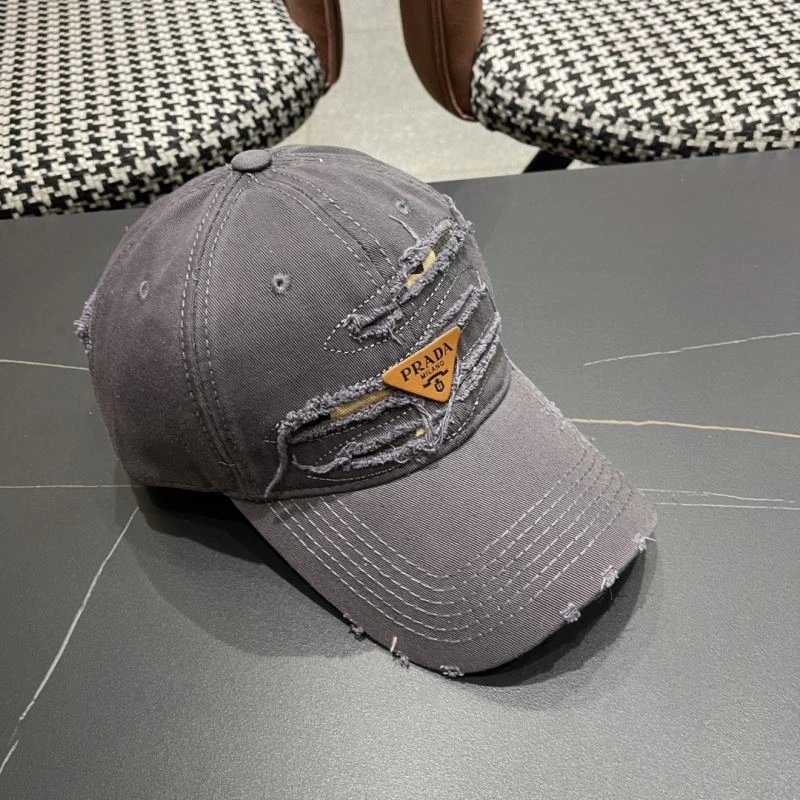 Brand-authenticated Prada Caps