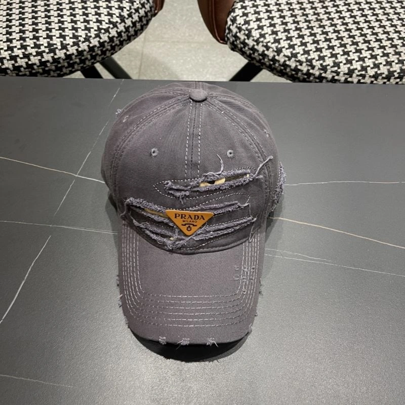 Brand-authenticated Prada Caps