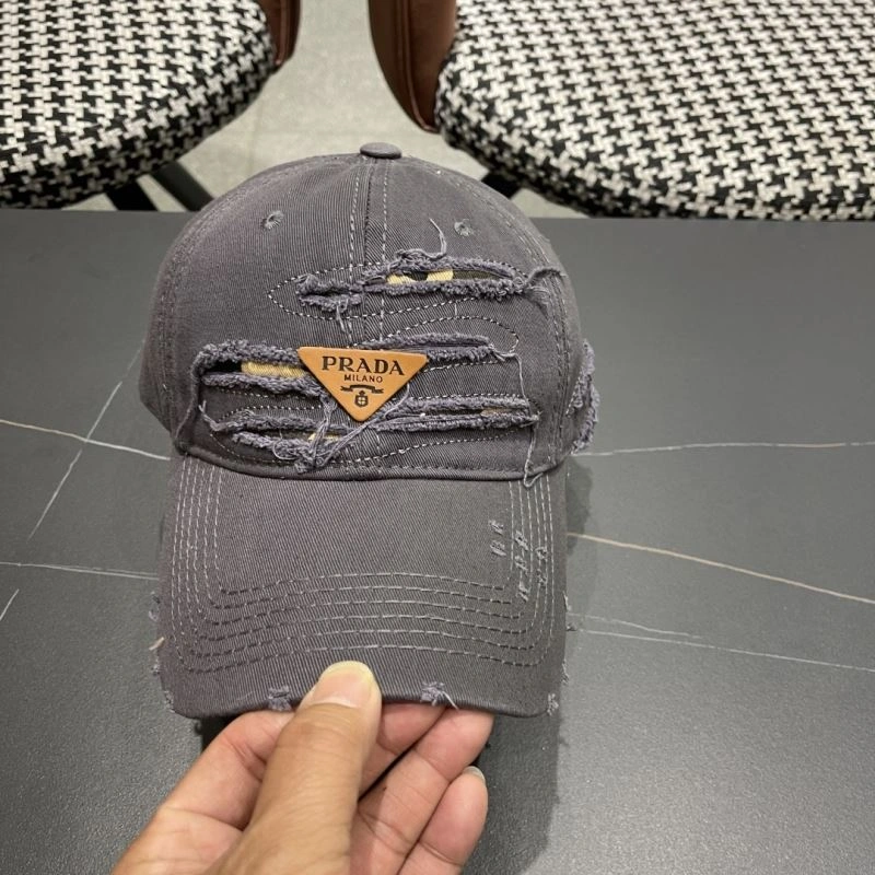 Brand-authenticated Prada Caps