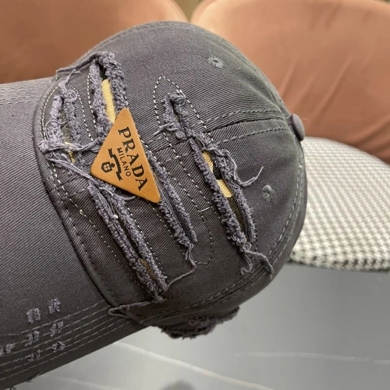 Brand-authenticated Prada Caps