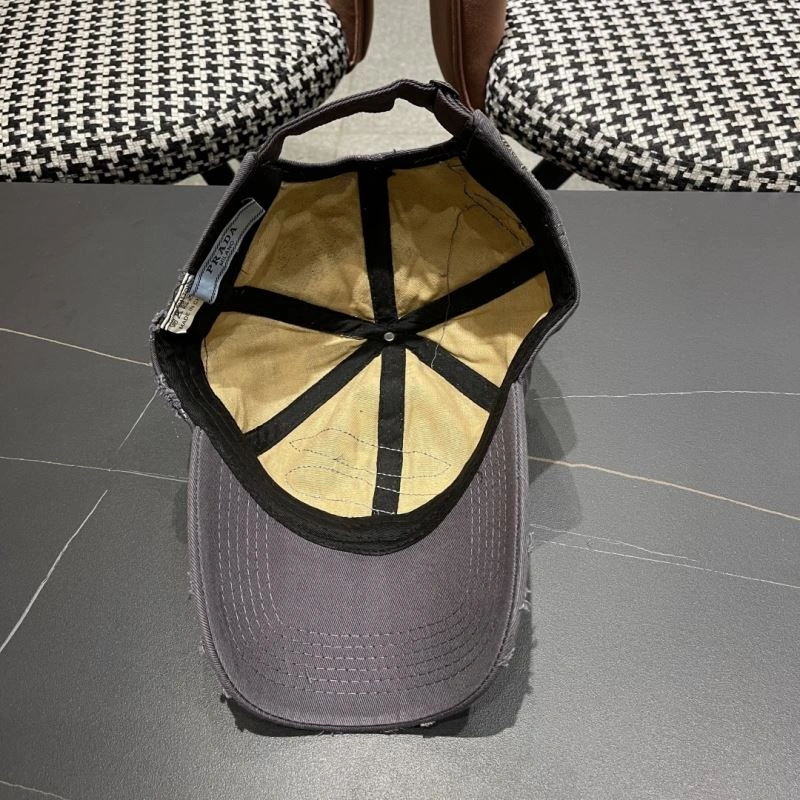 Brand-authenticated Prada Caps