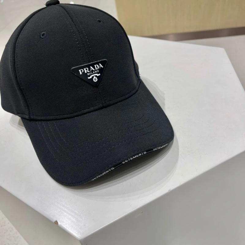 Brand-authenticated Prada Caps