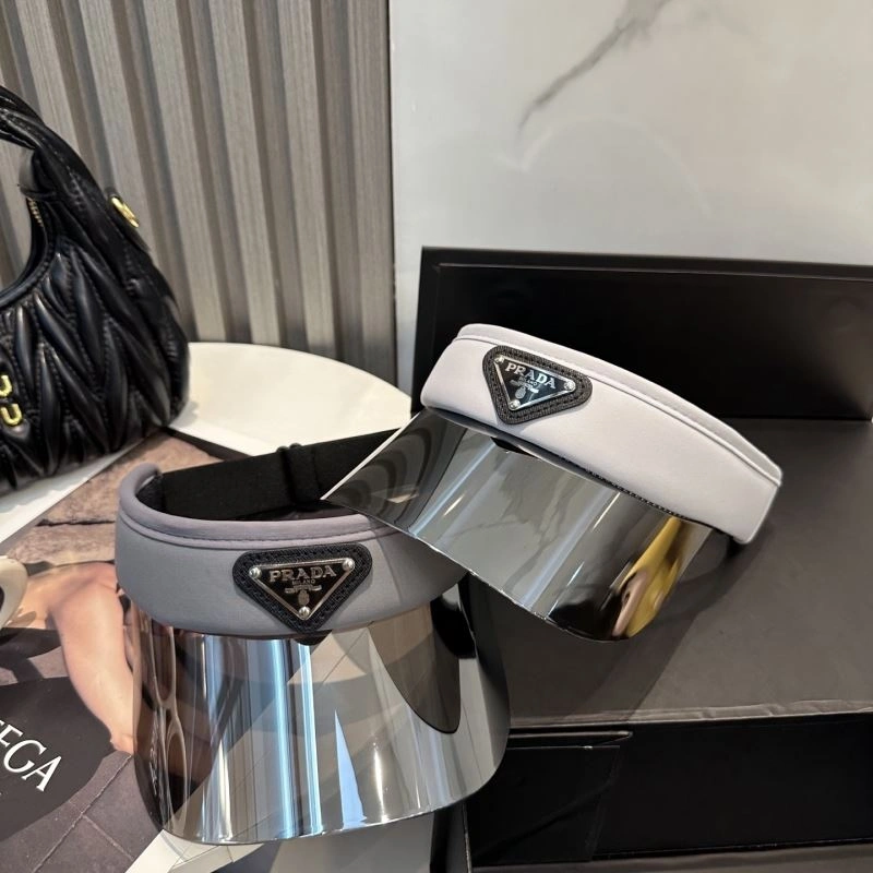 Brand-authenticated Prada Caps