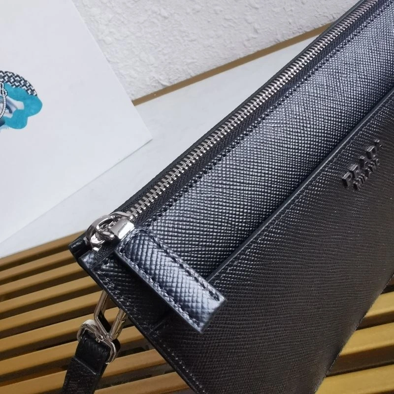 Brand-authenticated Prada Clutch Bags