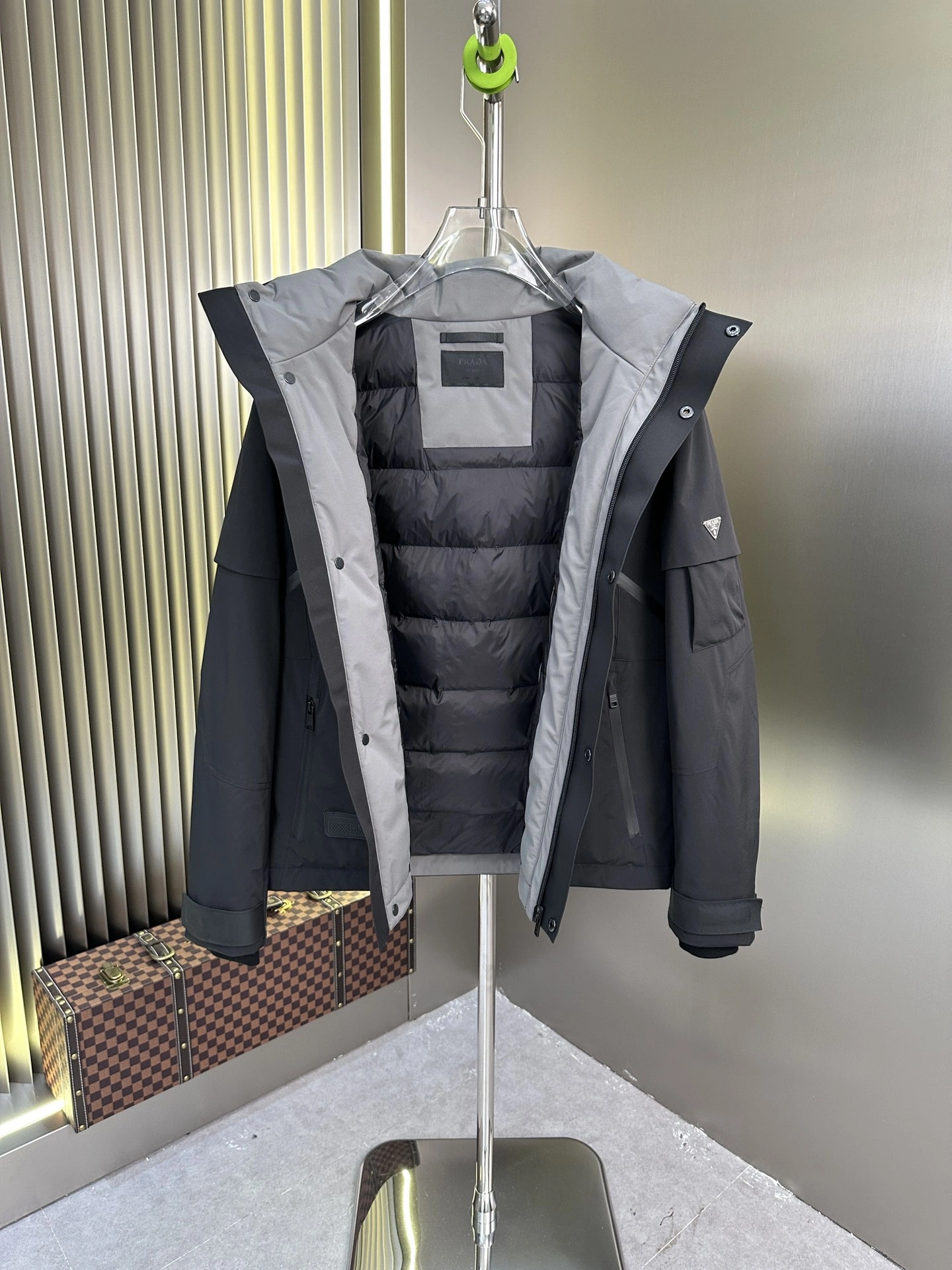 Brand-authenticated Prada Down Jackets