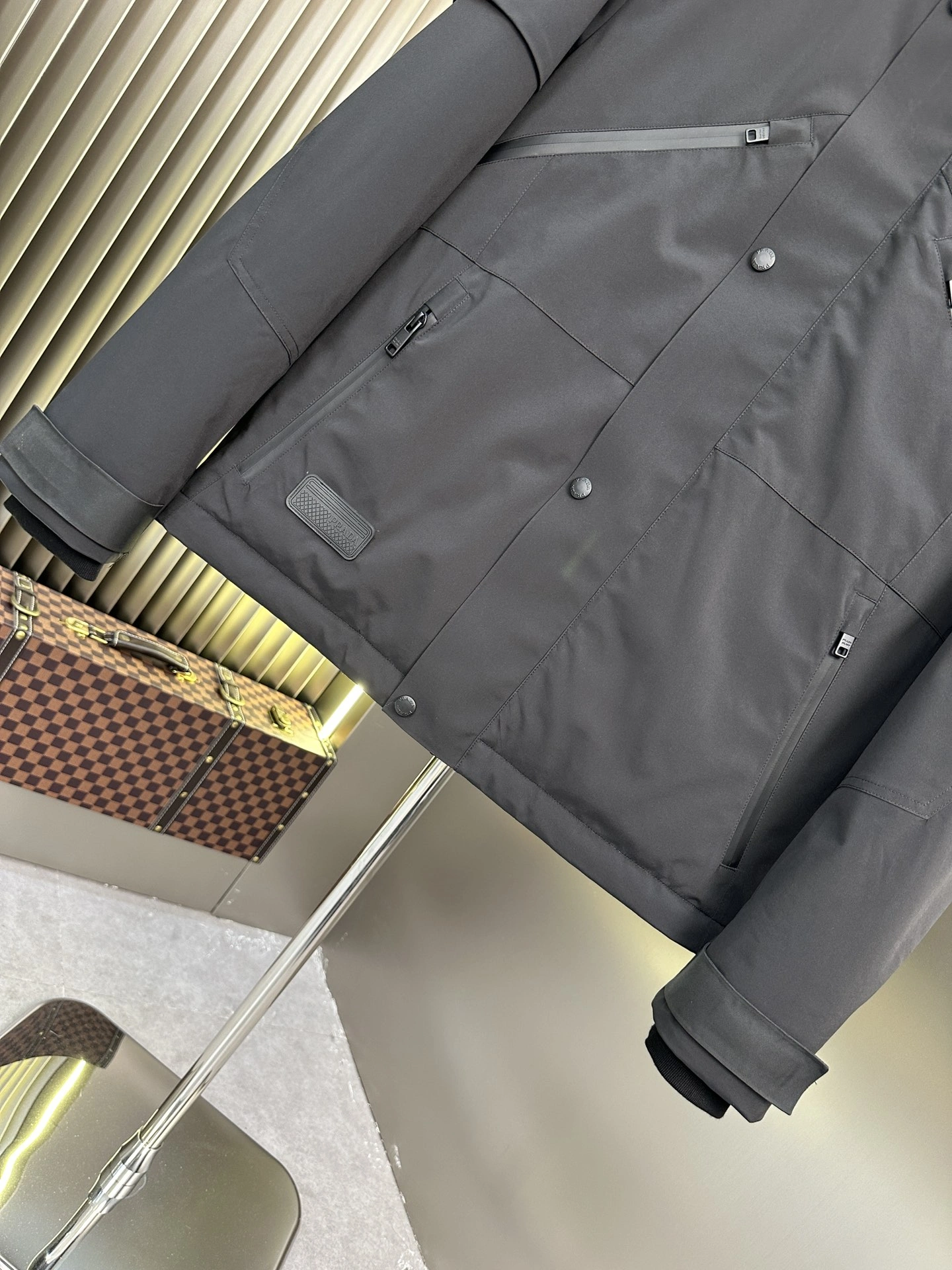Brand-authenticated Prada Down Jackets