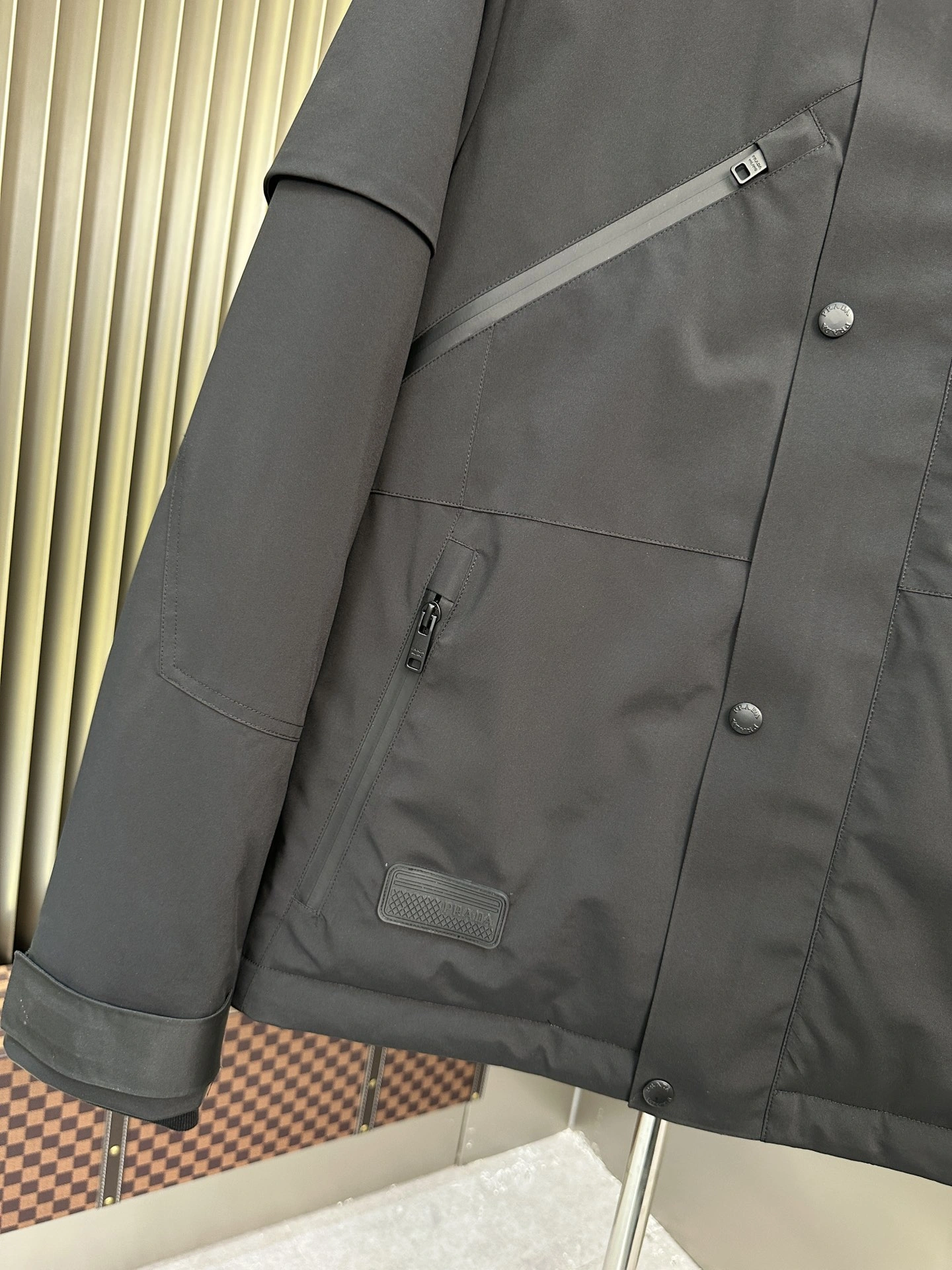 Brand-authenticated Prada Down Jackets