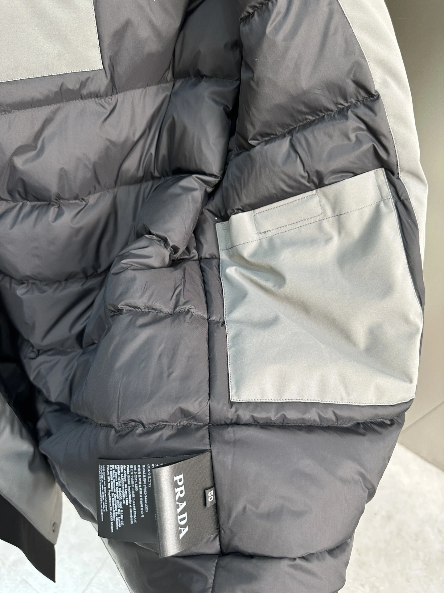 Brand-authenticated Prada Down Jackets