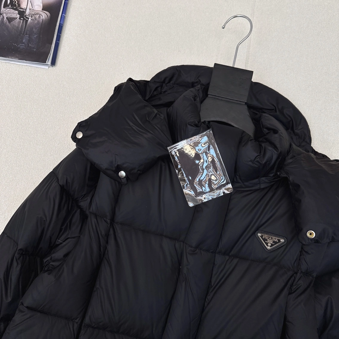 Brand-authenticated Prada Down Jackets