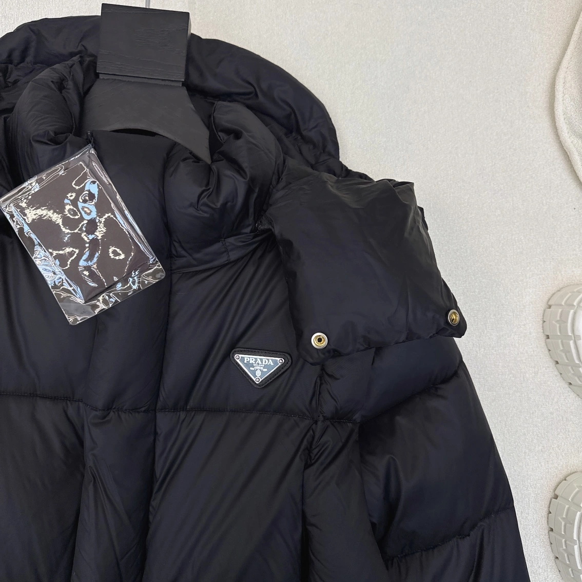 Brand-authenticated Prada Down Jackets