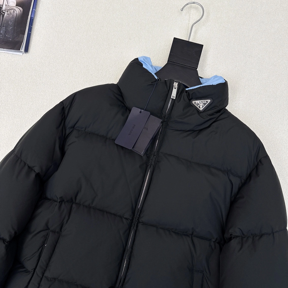 Brand-authenticated Prada Down Jackets