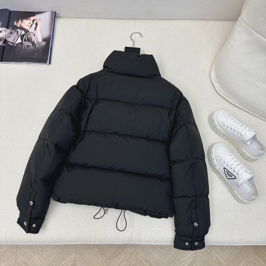 Brand-authenticated Prada Down Jackets