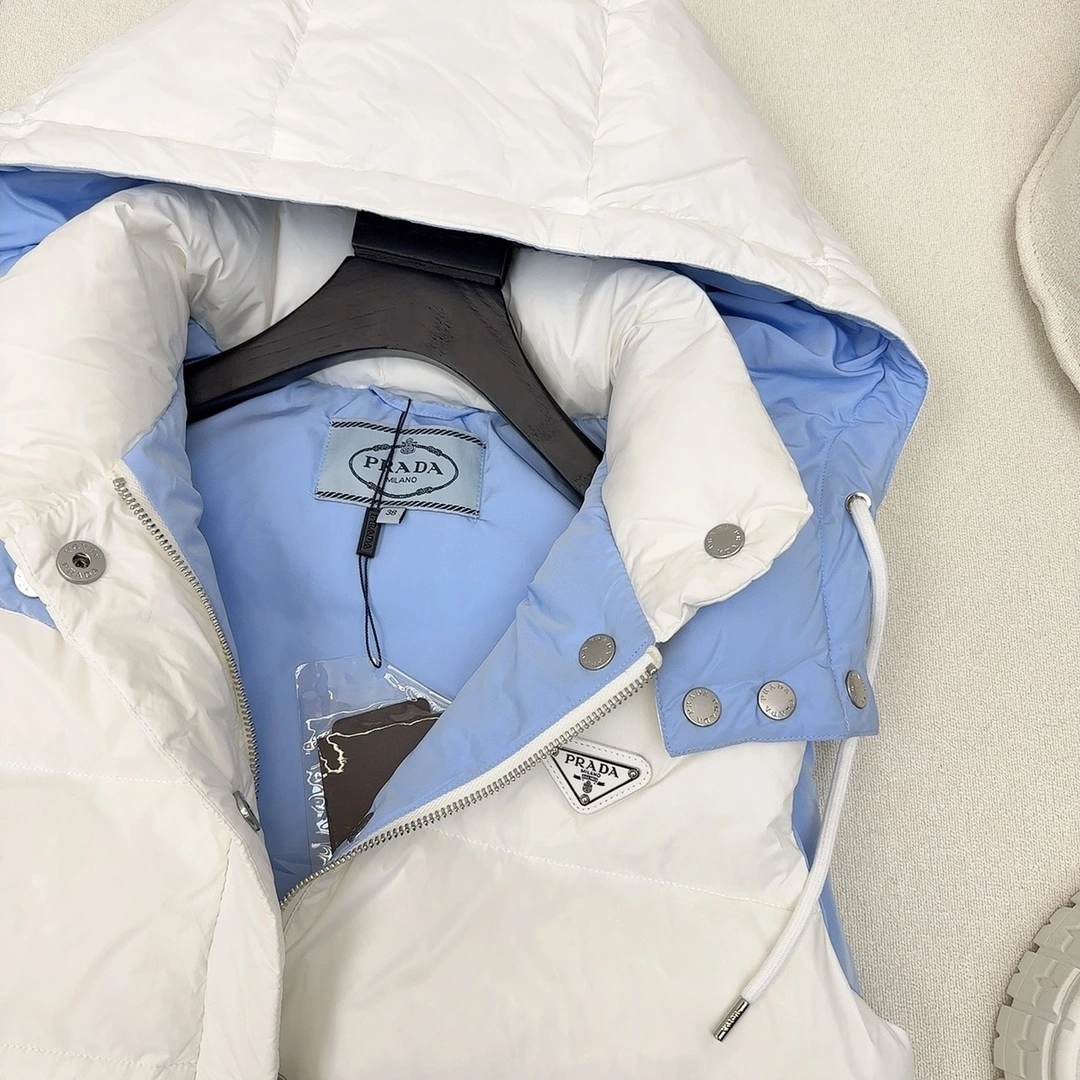 Brand-authenticated Prada Down Jackets