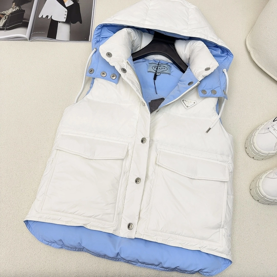 Brand-authenticated Prada Down Jackets