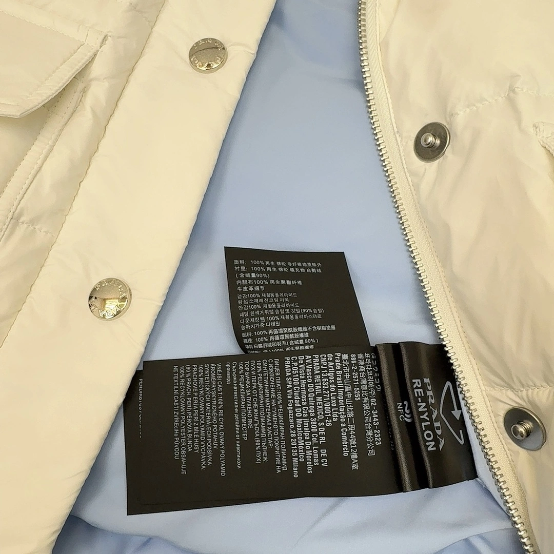 Brand-authenticated Prada Down Jackets