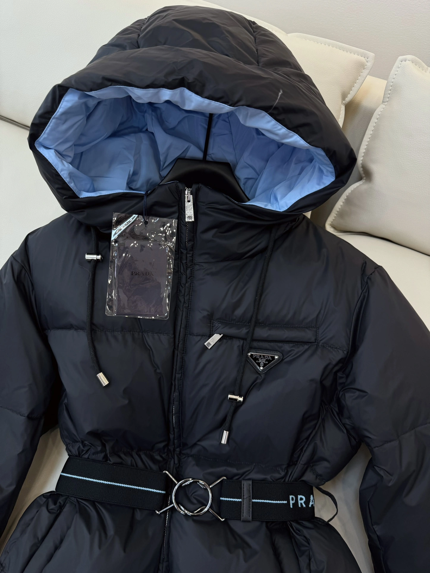 Brand-authenticated Prada Down Jackets