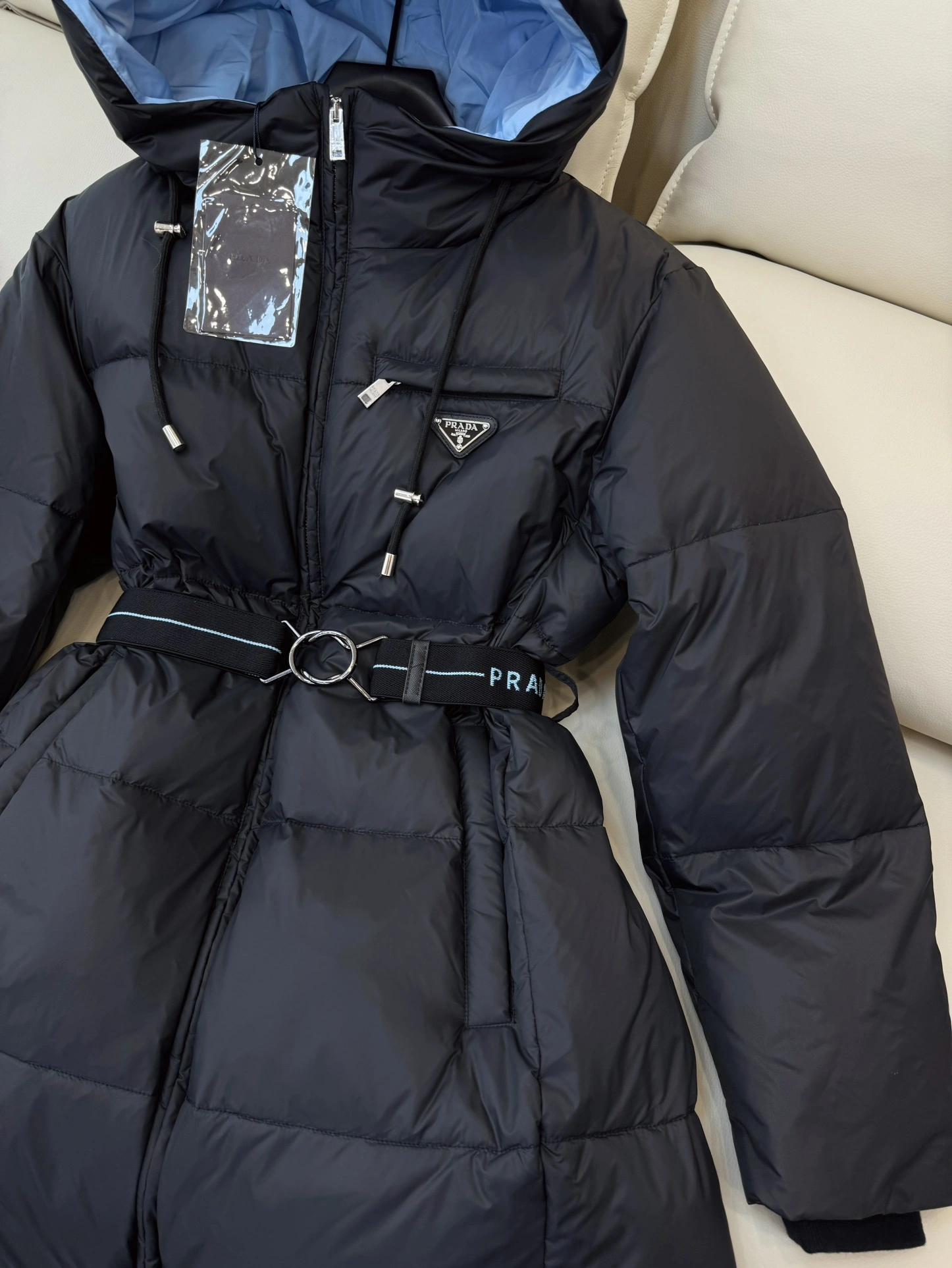 Brand-authenticated Prada Down Jackets
