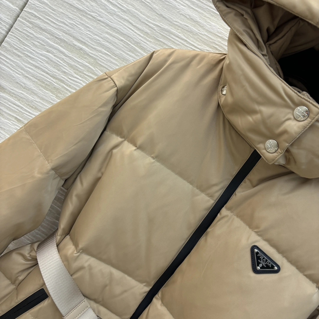 Brand-authenticated Prada Down Jackets