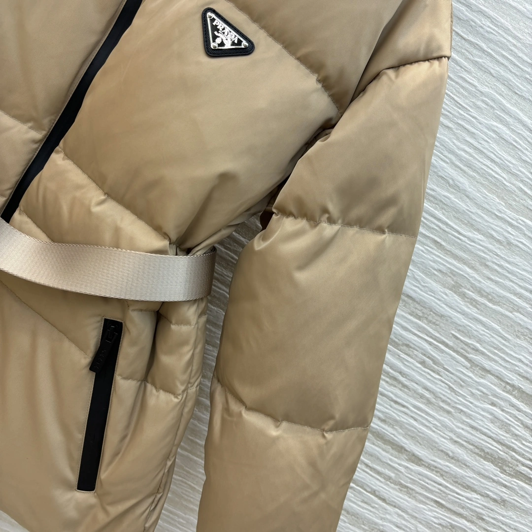 Brand-authenticated Prada Down Jackets