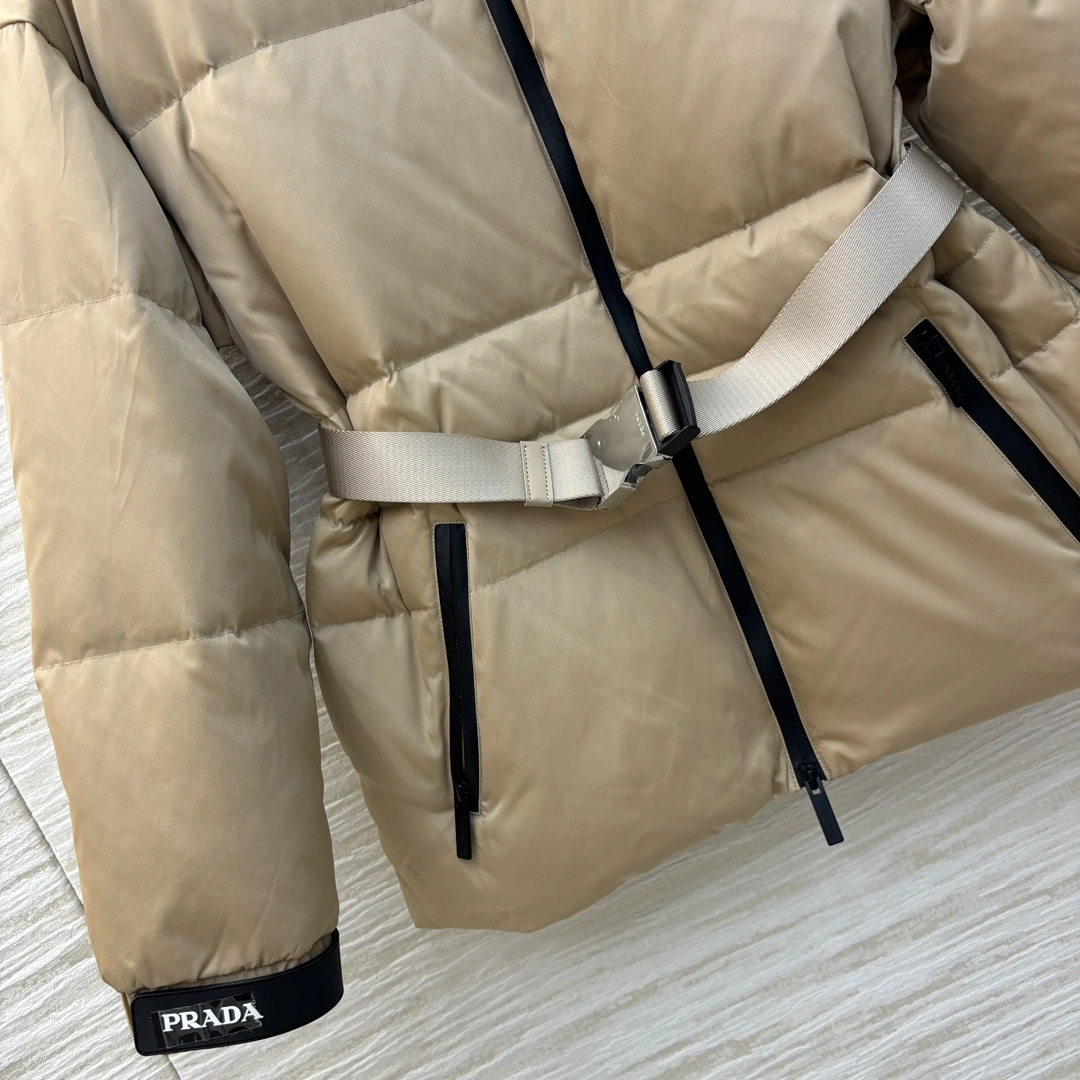Brand-authenticated Prada Down Jackets