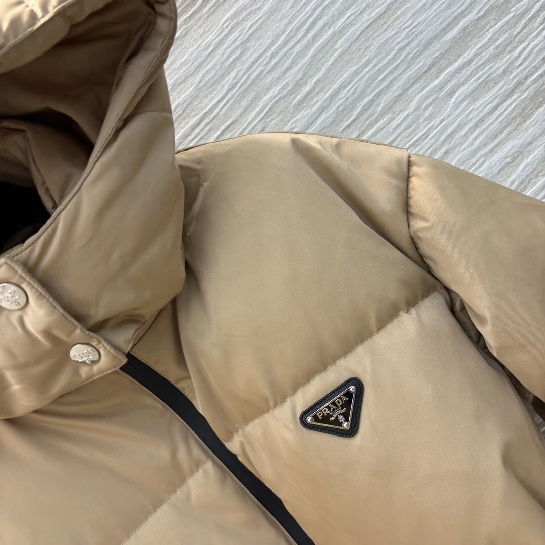 Brand-authenticated Prada Down Jackets
