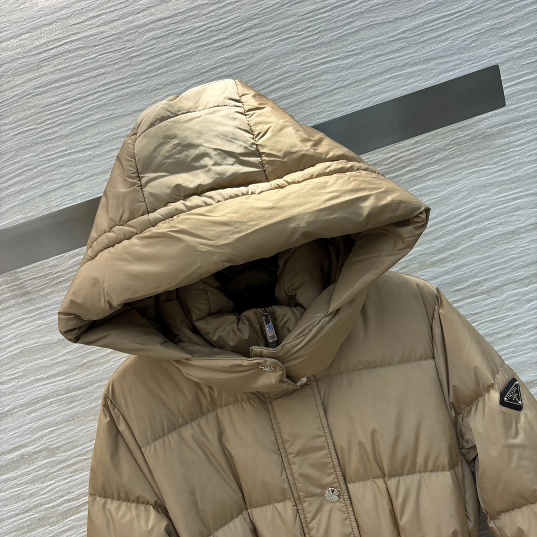 Brand-authenticated Prada Down Jackets