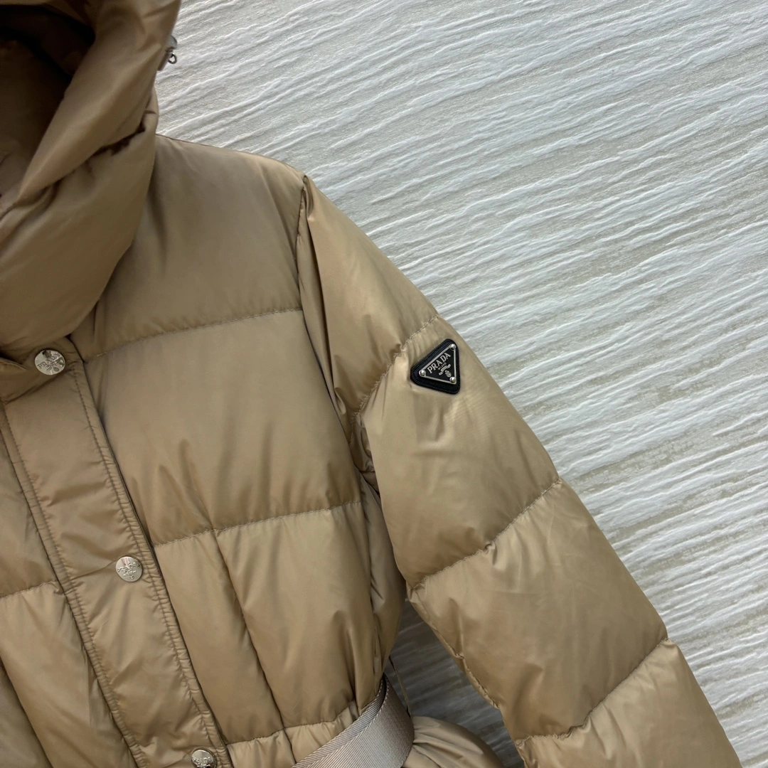 Brand-authenticated Prada Down Jackets